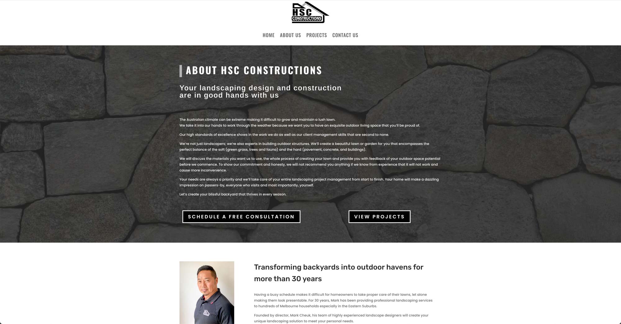 Bluehands | HSC Constructions | Melbourne Landscape Design
