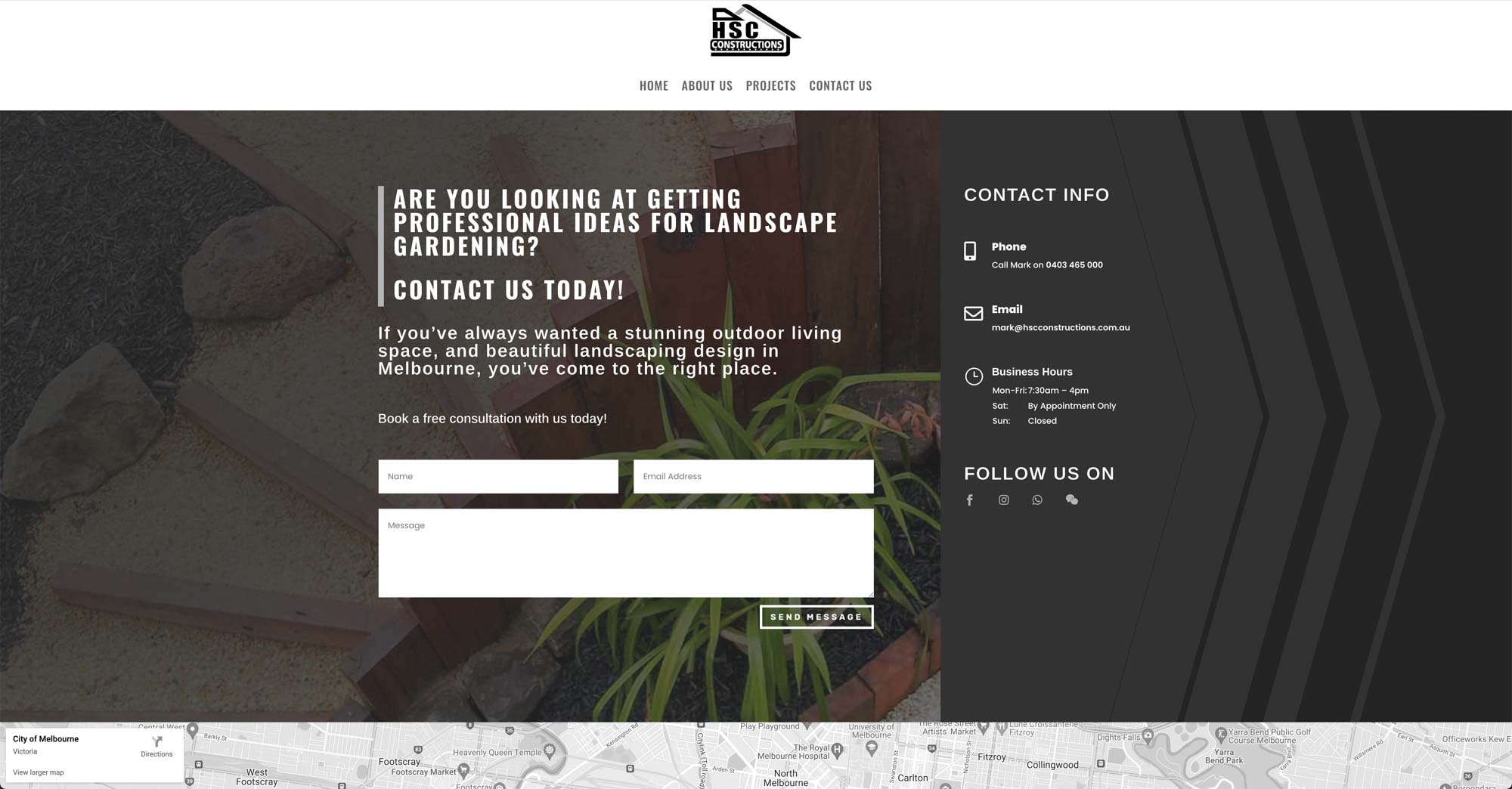 Bluehands | HSC Constructions | Melbourne Landscape Design